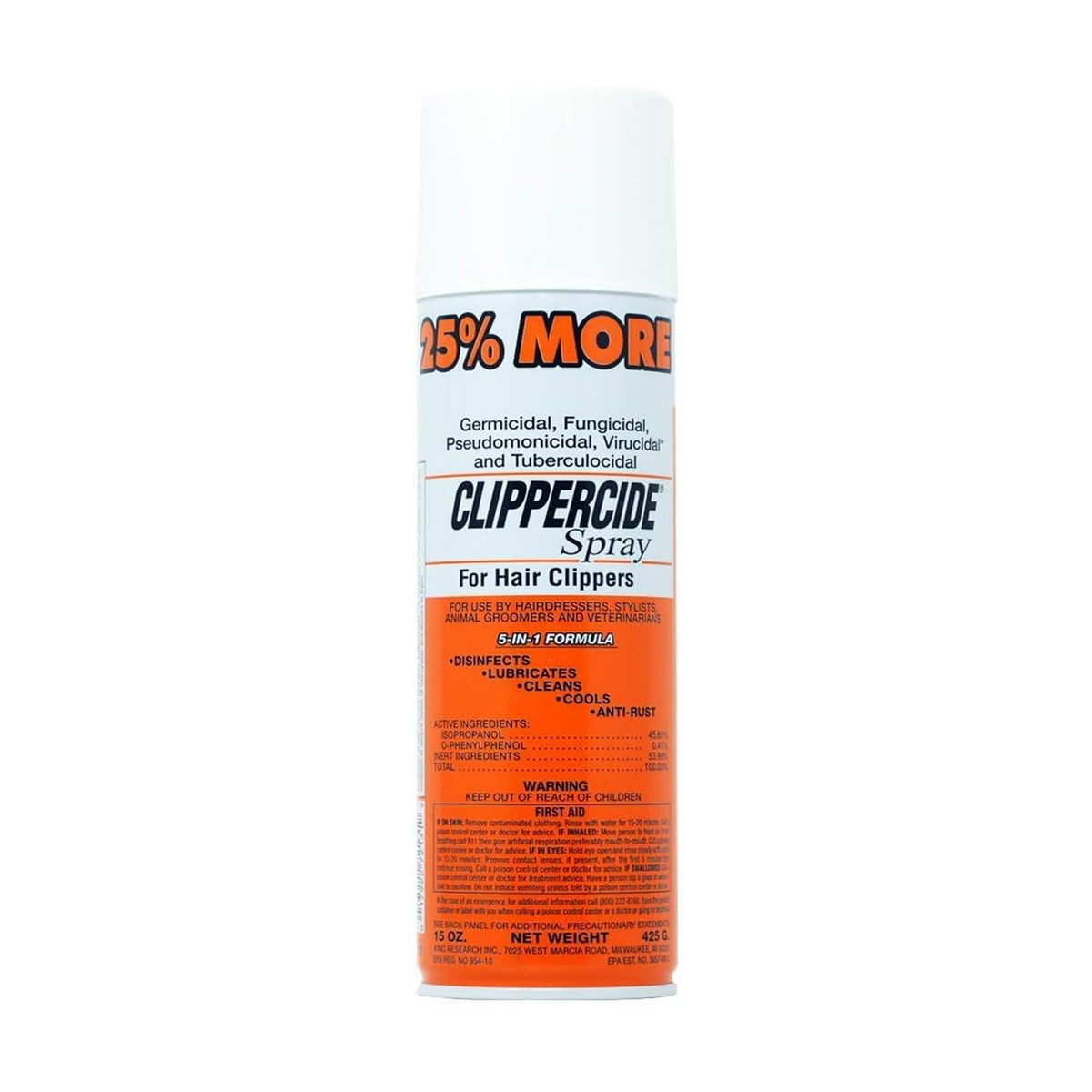 Clippercide Disinfectant Clipper Spray 15 oz – The PROSHOP