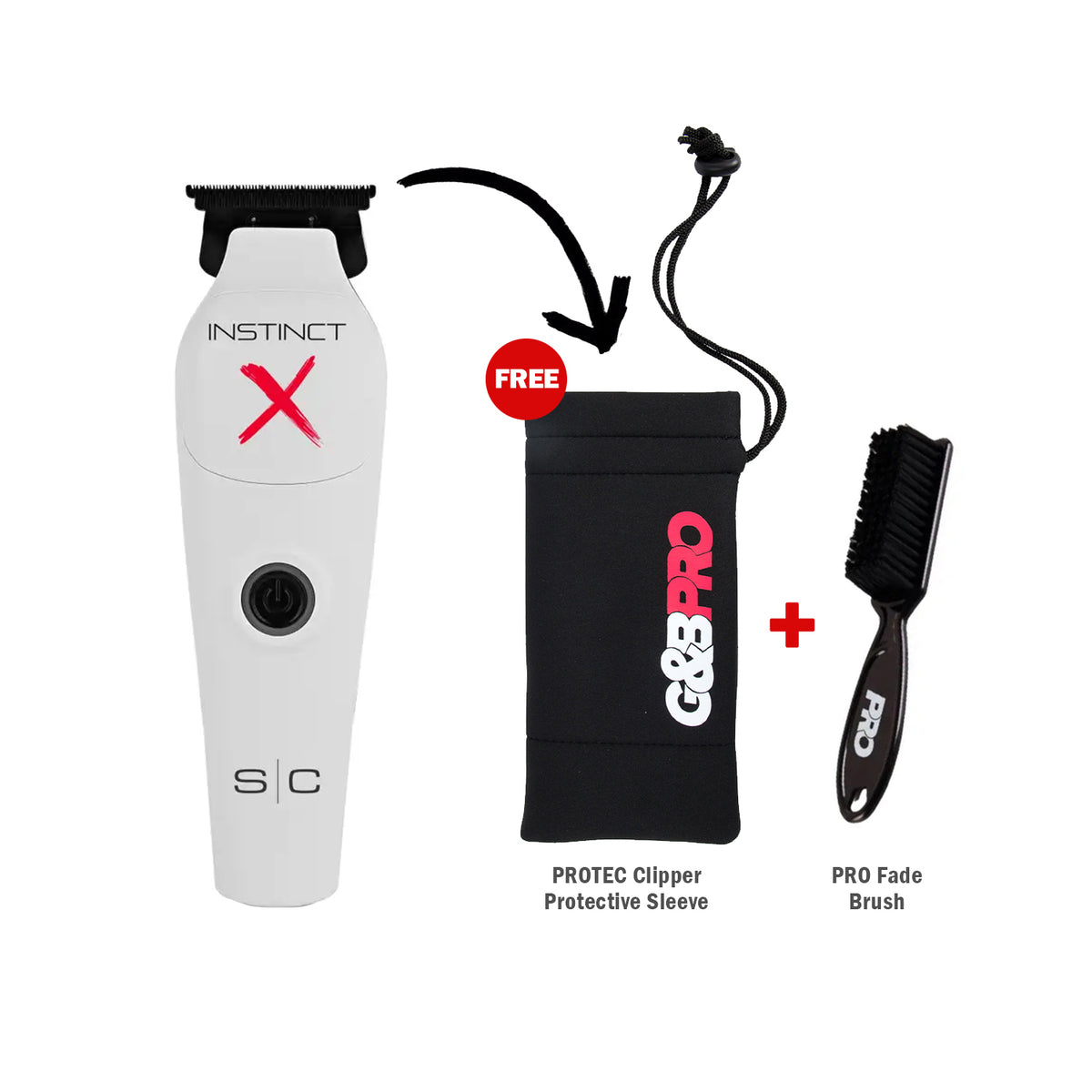 StyleCraft Instinct X Metal Trimmer + PRO Essentials – The PROSHOP